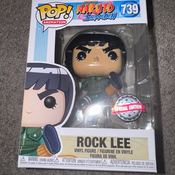 Other | Funko Pop Naruto Shippuden Rock Lee Special Edition | Poshmark